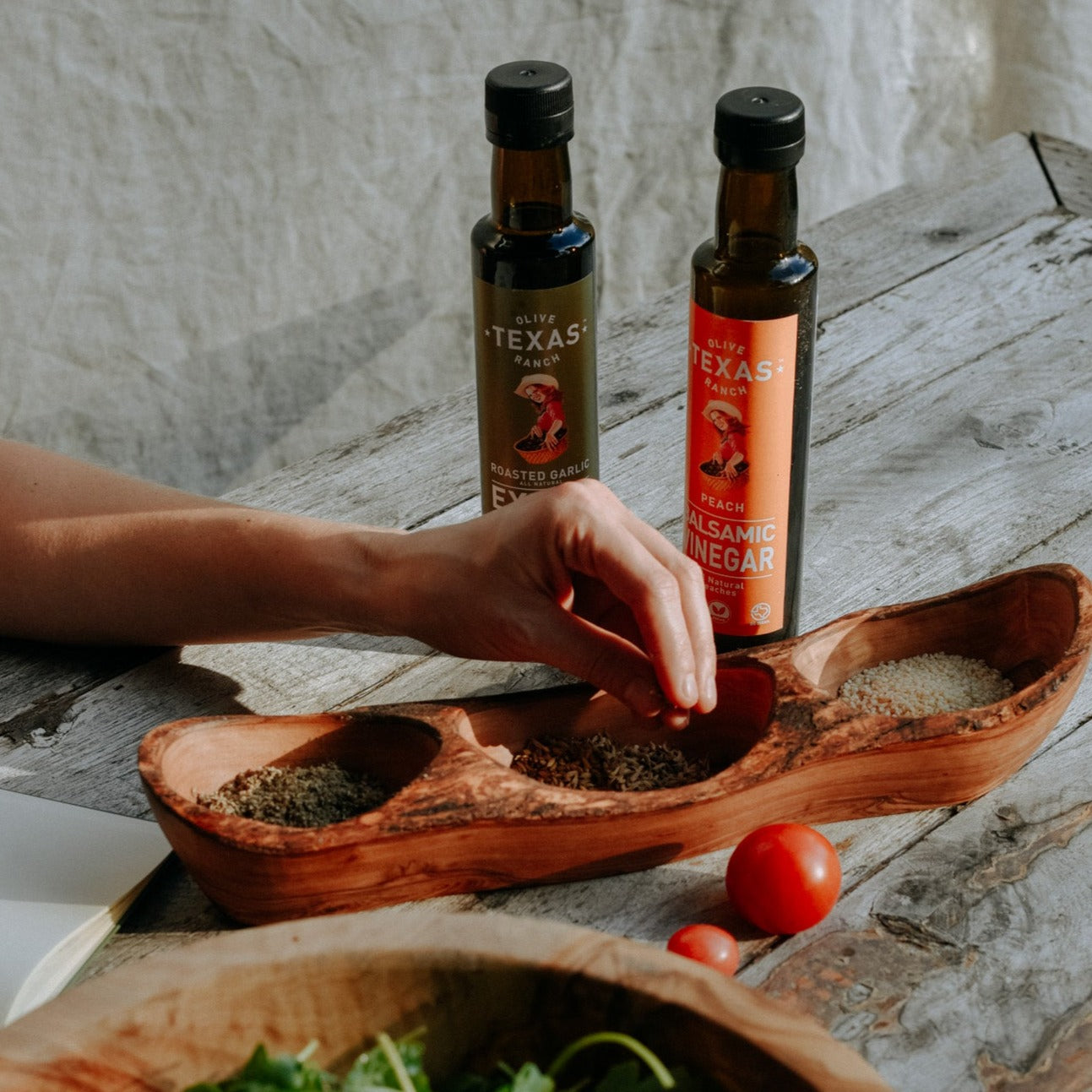 Hand Hewn Spice Dish – Texas Olive Ranch